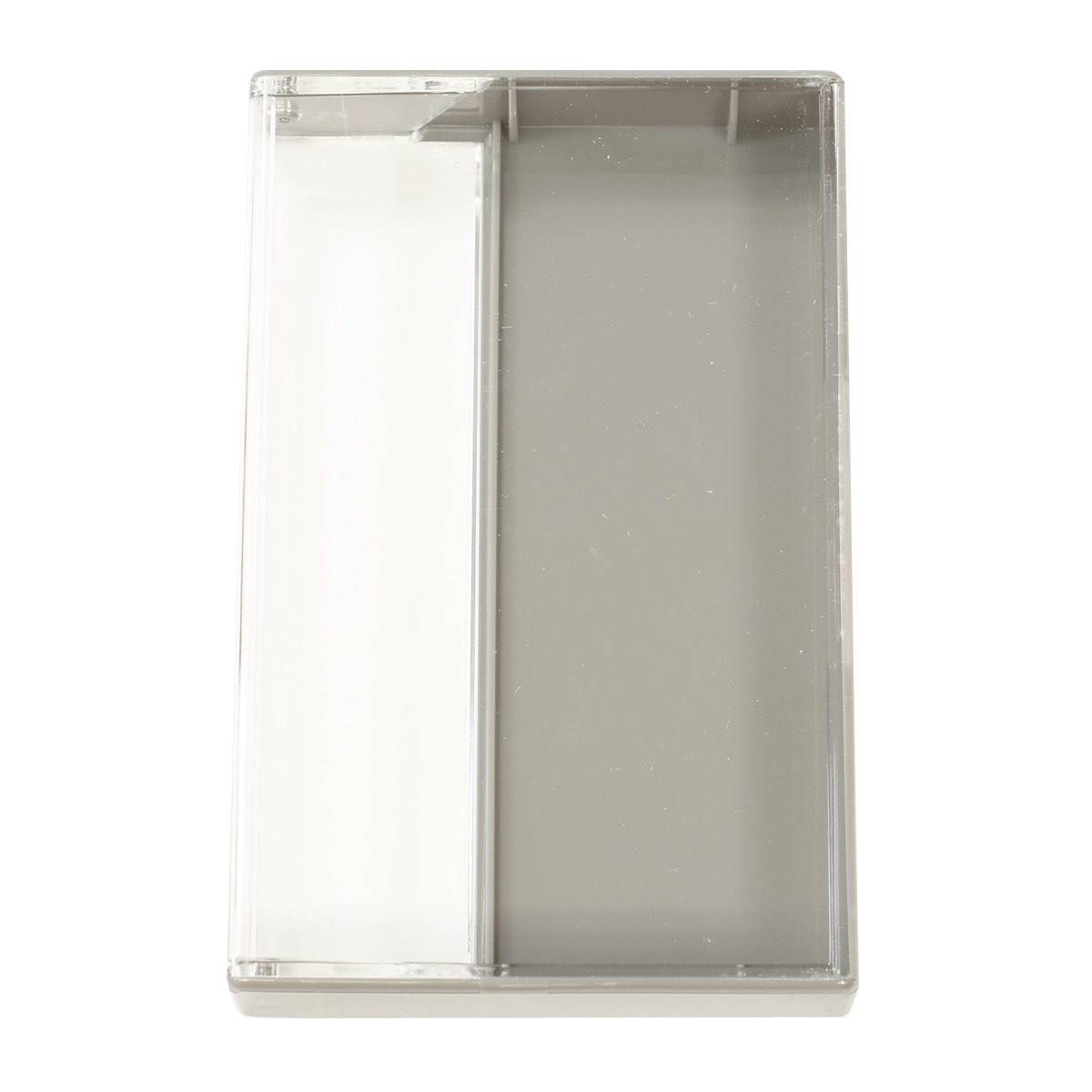 Grey single cassette case - Retro Style Media