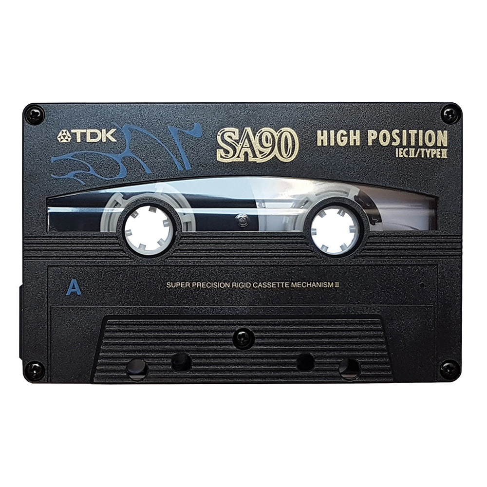 TDK SA90 chrome blank audio cassette tapes - Retro Style Media TDK SA90 chrome blank audio cassette tapes - Retro Style Media