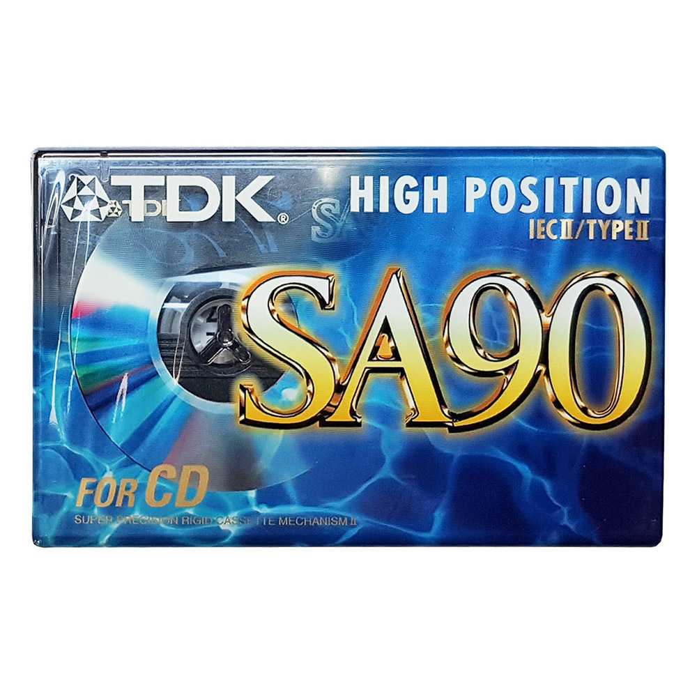 TDK SA90 chrome blank audio cassette tapes - Retro Style Media