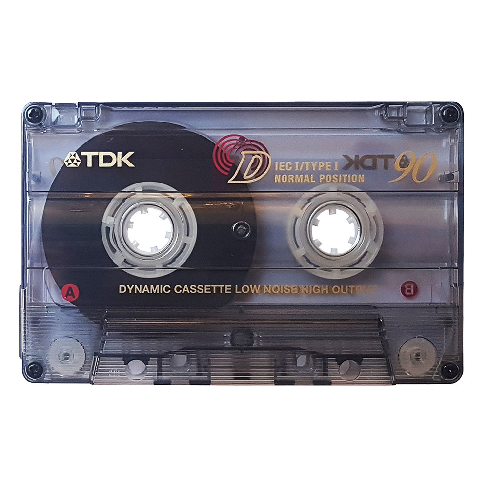 TDK D90 (1997-2001) ferric blank audio cassette tapes - Retro Style Media