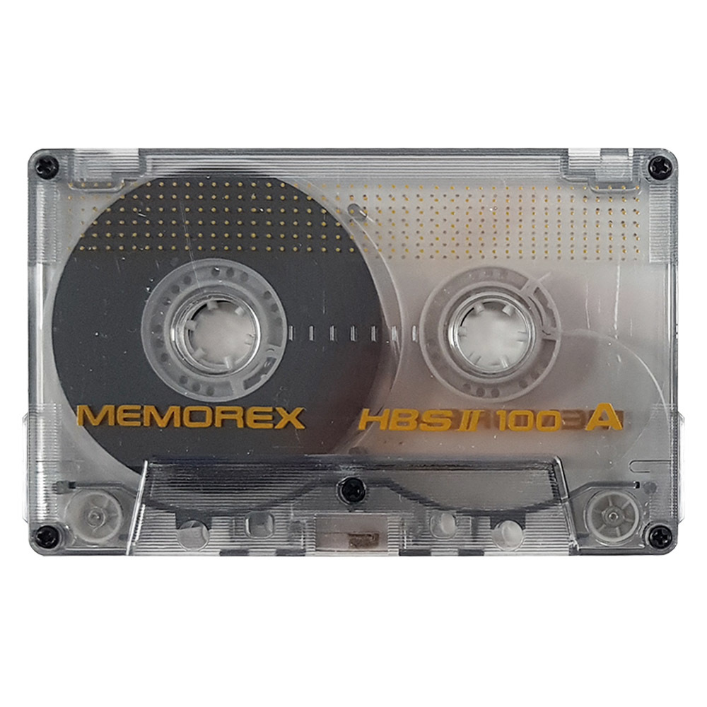 Memorex HBS IIS C100 chrome blank audio cassette tapes - Retro Style Media
