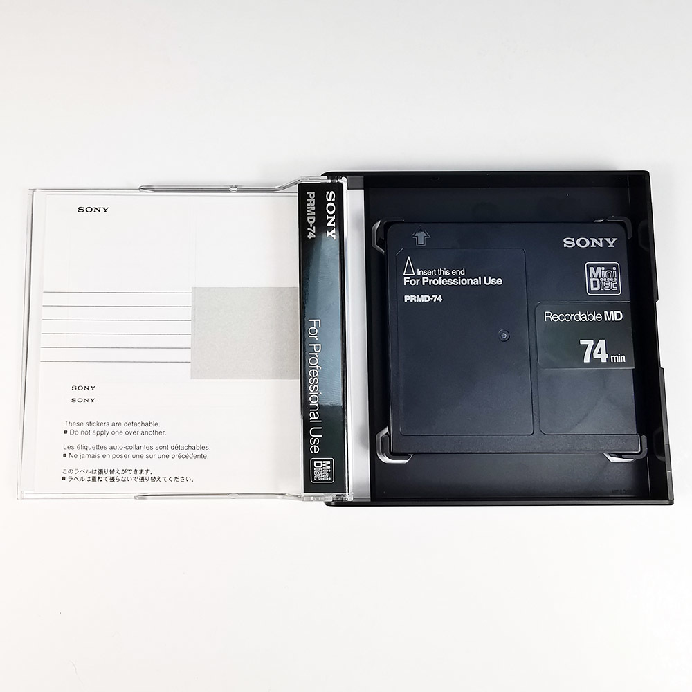 Sony Professional MiniDisc PRMD-74 74 minutes - Retro Style Media