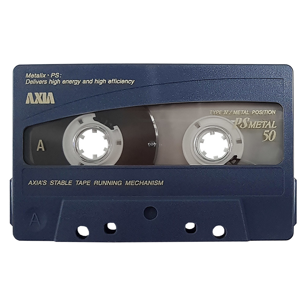 AXIA PS Metal 50 blank audio cassette tapes - Retro Style Media