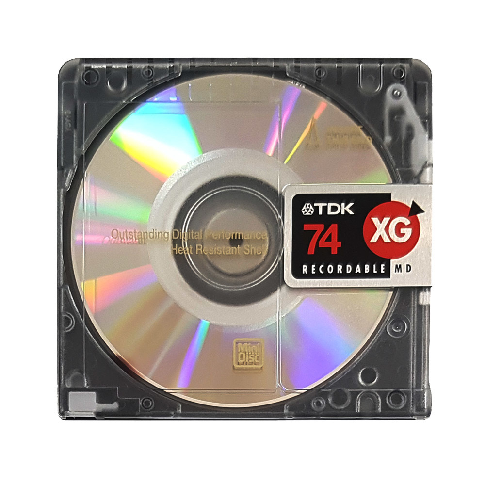 TDK MiniDisc XG 74 minutes - Retro Style Media